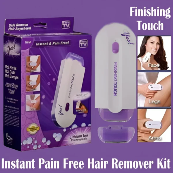 Finishing Touch Yes Instant & Pain Free 2 In 1 Hair Trimmer